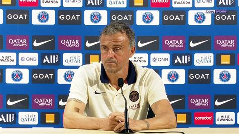 La Conférence De Presse De Luis Enrique Avant Psg Ol Vidéo Dailymotion