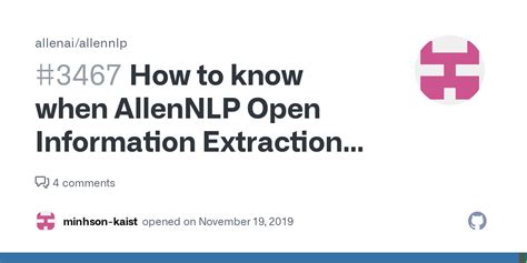 How To Know When AllenNLP Open Information Extraction Will Produce More Than Arguments When