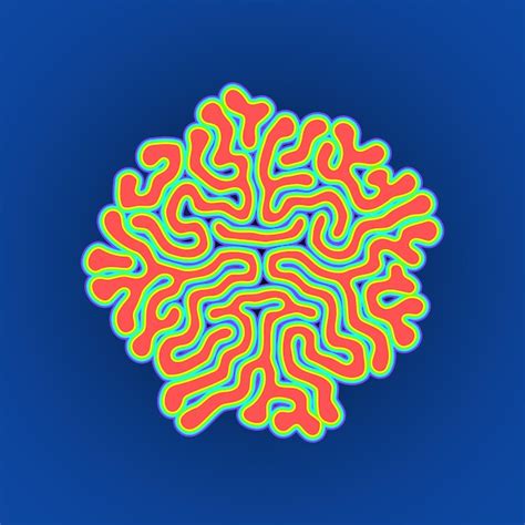 Premium Vector Vector Thermovision Design Turing Morphogenesis