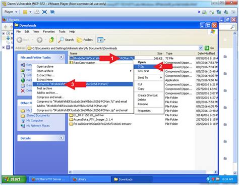 Damn Vulnerable Windows Xp Lesson 9 How To Setup The Pcmans Ftp