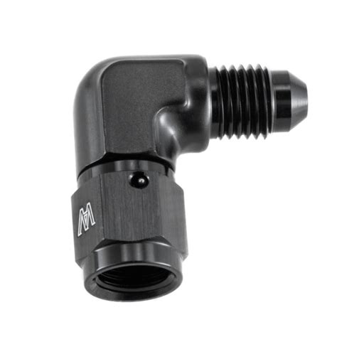 4 An Female To 4an Male Flare 90 Degree Elbow Swivel Fitting Adapter