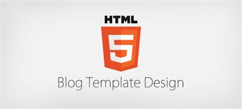 Html5 Template Design For Blog