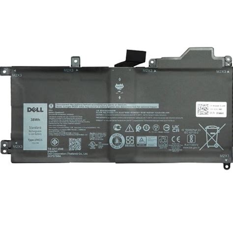 Dell 2 Cell 38 Wh Lithium Ion Replacement Battery For Select Laptops