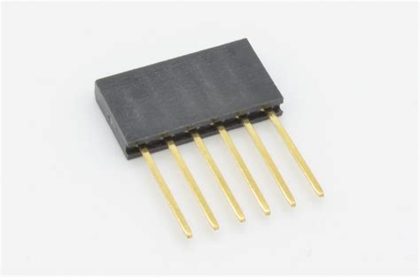 6 pin arduino stacking header shield stacking header bc robotics