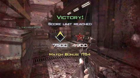 Mw3 Blind Throwing Knife Final Kill Youtube