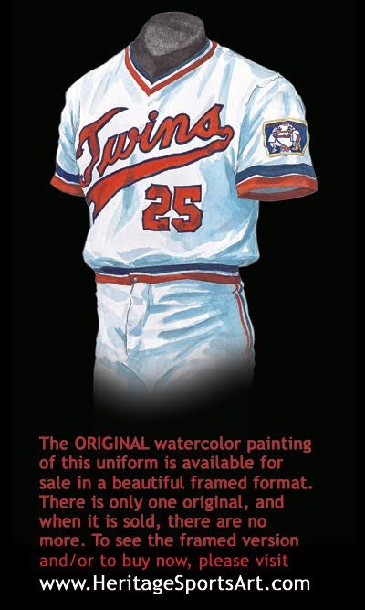 Minnesota Twins Uniform And Team History Heritage Uniforms And