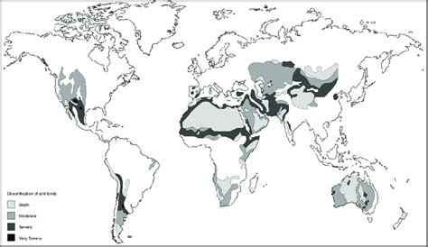 The First World Map Of Desertification Status Based On [75