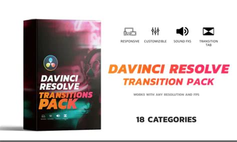 20 paket and template transisi davinci resolve terbaik 2024
