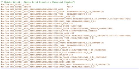 single level detector w numeric display component display error at some input signal level in