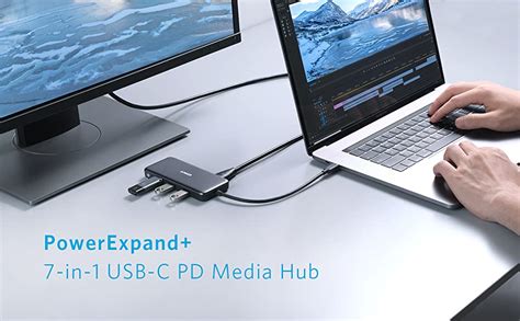 Anker Usb C Hub Powerexpand In Usb C Hub Adapter With K Hdmi W Power Delivery Usb C