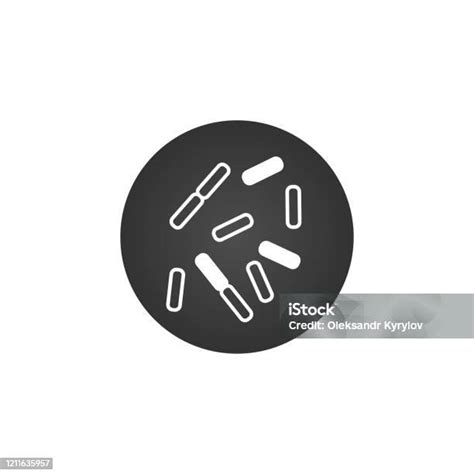 박테리아 바이러스 세균 아이콘 중국어 코로나 바이러스 과학 미생물 아이콘입니다 흰색 배경에 격리된 스톡 벡터 그림입니다 0명에 대한 스톡 벡터 아트 및 기타 이미지 Istock