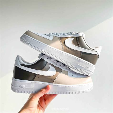 Beige Custom Air Force 1 Shecustomize