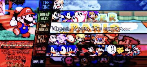 Super Paper Mario Characters List