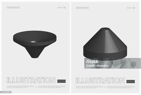 추상 흑백 3d 부분 모델 구조 모양 포스터 벡터 배경 컬렉션 3차원 형태에 대한 스톡 벡터 아트 및 기타 이미지 3차원 형태 개념 곡선 Istock