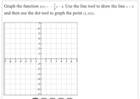 Solved Graph The Function Fx X 2 Use The Line Tool To