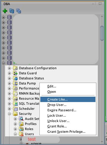 Create Users Like Another User In Oracle Database