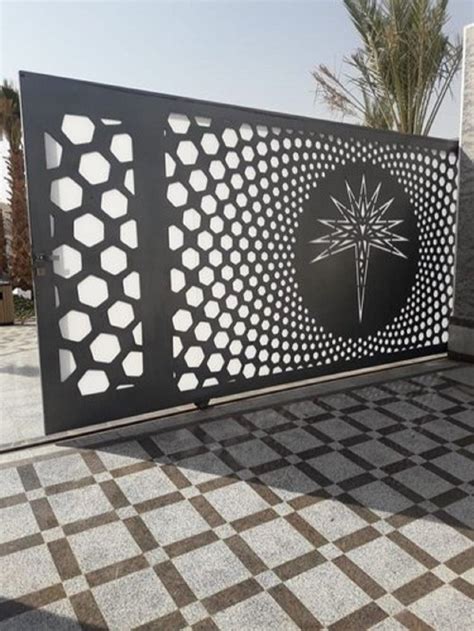 CNC Steel Art Beautiful Main Gate Design Available Facebook OFF