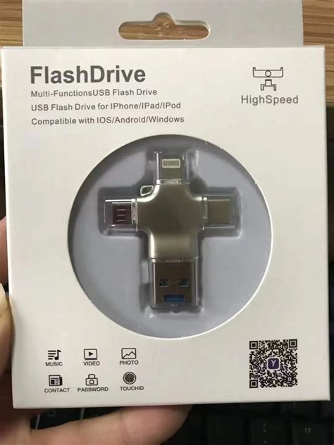 4 In 1 Usb 30 Flash Drive Otg Pen Drive 512gb4 In 1 High Speed Usb Multi Drive Flash Drive4