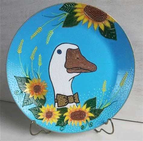 Декоративная тарелка "Важный гусь" в интернет-магазине на Ярмарке ...