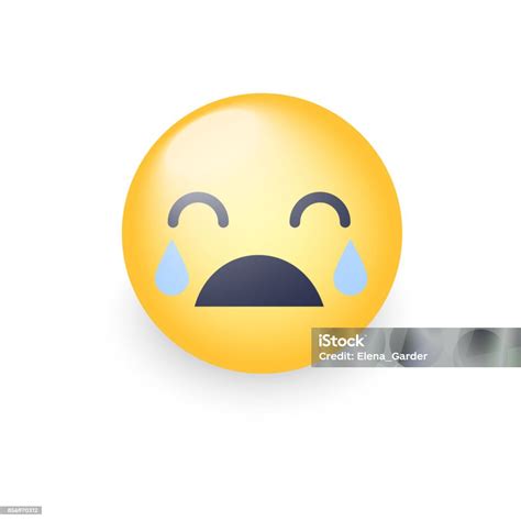 큰 소리로 우는 이모티콘 재 밌 지 닫힌된 눈과 눈물 응용 프로그램 및 채팅을 위한 슬픈 이모티콘 울고 공 스포츠 장비에 대한 스톡 벡터 아트 및 기타 이미지 Istock