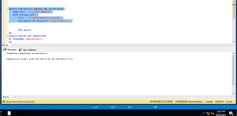Sql Server Tde Encryption On Always On Worlber Database Consultancy