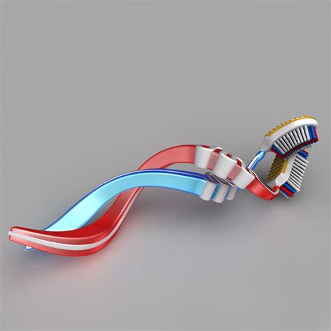 做爱的牙刷 D模型 c d Free D