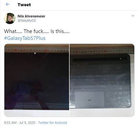 Samsung Galaxy Tab S7 And Tab S7 First Real Image Leak Task Boot