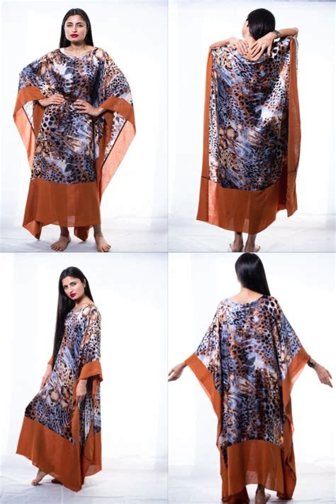 Silk Kim Kaftan Dress