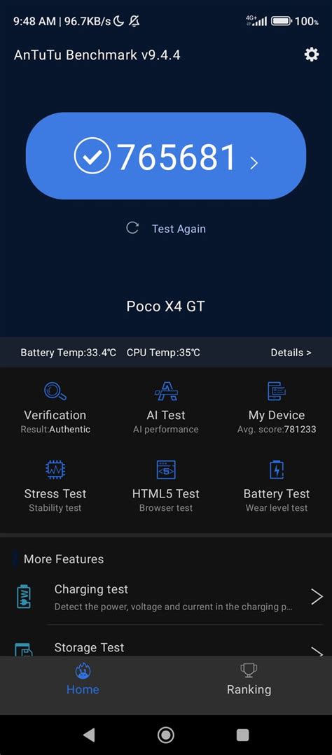 Why Does My Poco X4 Gts Score Lower Than The Other Even Though Theyre The Same Device R