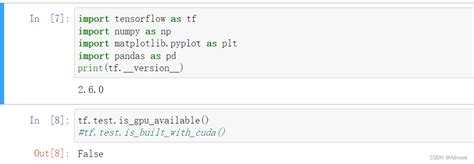 Jupyter Notebook使用tensorflow Gpu的问题记录为什么命令行测试tensorflow Gpu是truejupyter是false Csdn博客