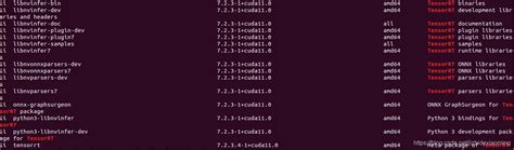 ubuntu18 04安装tensorrt和重装cuda dpkg删除命令 tensorrt csdn博客