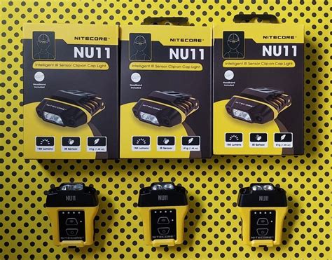 Nitecore Nu11 Headlamp With Gesture Control 150 Lumens Sports Equipment Hiking And Camping On