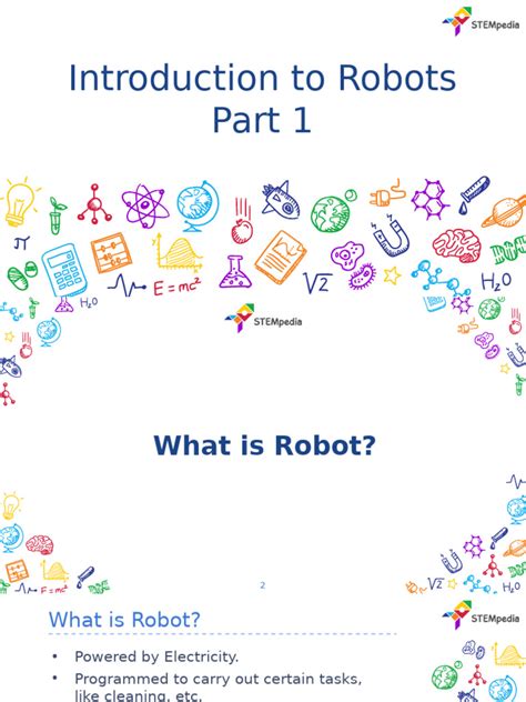 Lecture Slide 411 Introduction To Robots Part 1 Pdf