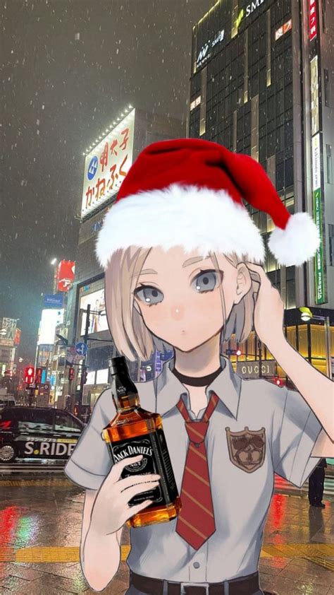 Девушка Новый год