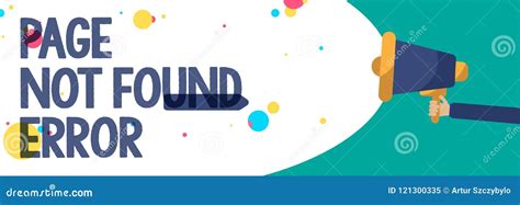 Text Sign Showing Page Not Found Error Conceptual Photo Message