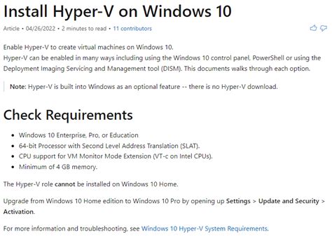 How To Install Hyper V In Windows 11 Home Edition Microsoft Qanda