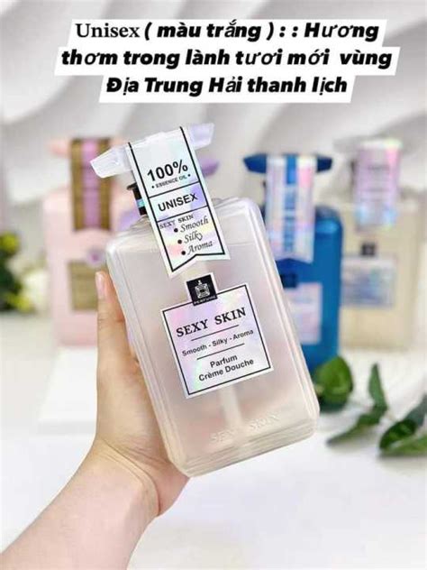 SỮa TẮm NƯỚc Hoa Sexy Skin PhÁp 600ml Unisex TrẮng Lazadavn