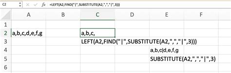 how to remove everything after 3rd comma in excel cell stack overflow