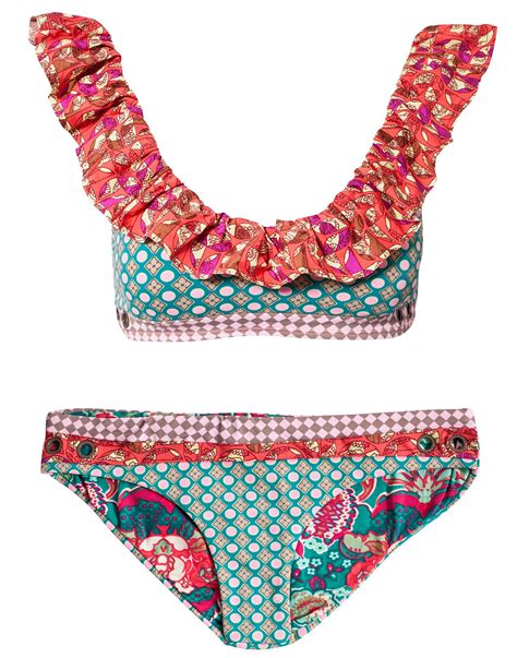 Be Sable Yellow Polka Dot Bikini