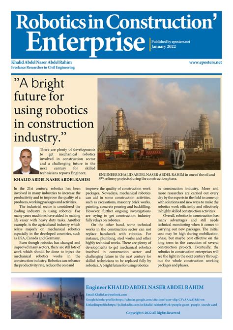 Robotics In Construction Enterprise Pdf