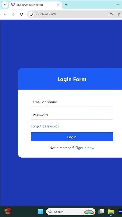 form validation 30daysofcode day 22 angular tailwind css youtube