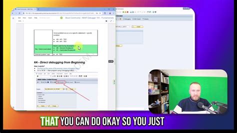 Abap Debugger 101 Ep1 How To Start Debugger Youtube