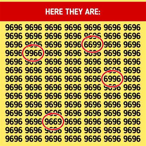 1 Minute Brain Teaser Can You Find All The 4 Odd Digits Hidden Among