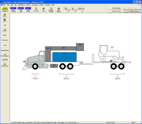 Load Calculation Software Axle Load Pattern Software Cargo Loading Software Load Xpert