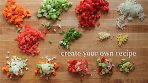 how to create your own recipe youtube