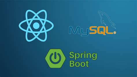 Spring Boot With React And Mysql Youtube