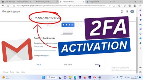 How To Enable 2 Step Verification In Gmail Youtube