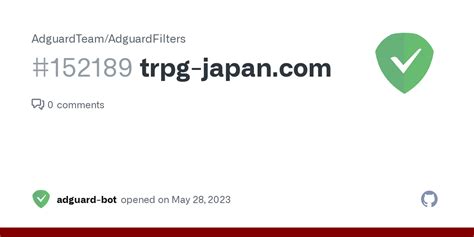 Trpg · Issue 152189 · Adguardteamadguardfilters · Github