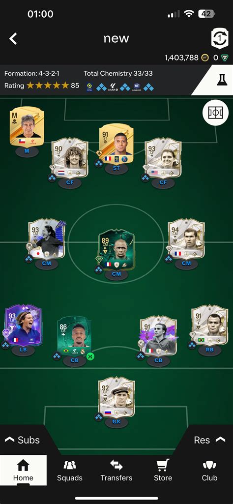 New Update Squad And Tactics R EAFC