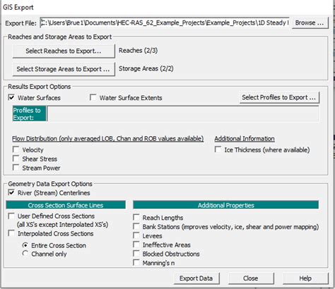 Hec Ras File Types Paige Brue